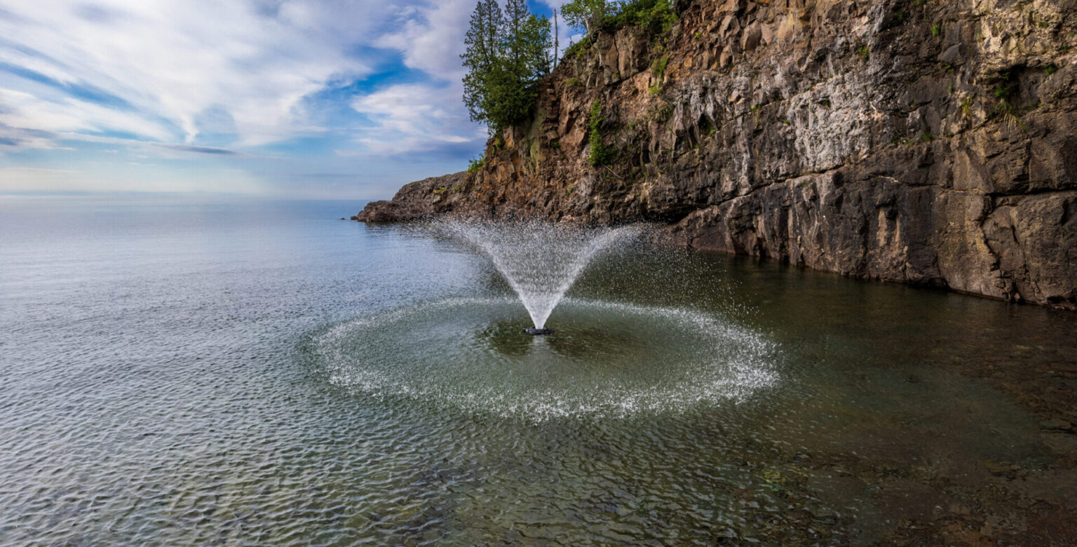 The Science Behind the Right Fountain Pattern - Kasco Marine